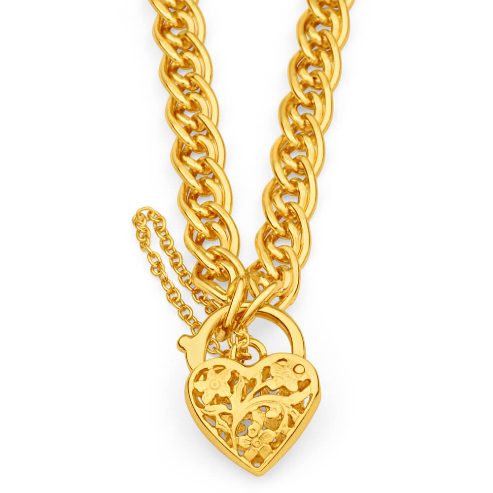 9ct Magnificent Yellow Gold Copper Filled Curb Bracelet – Grahams Jewellers
