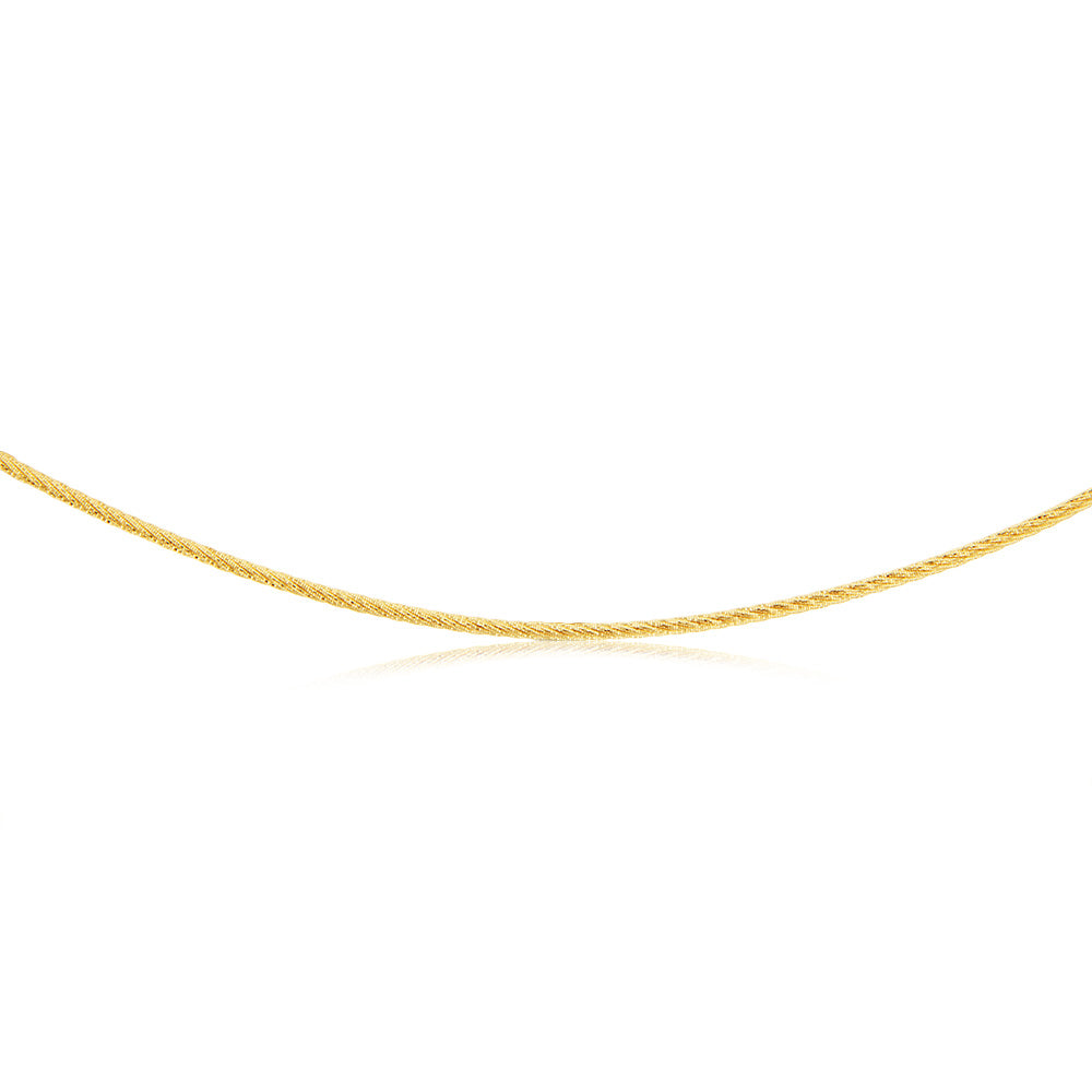 9ct Yellow Gold Omega 45cm Chain – Grahams Jewellers