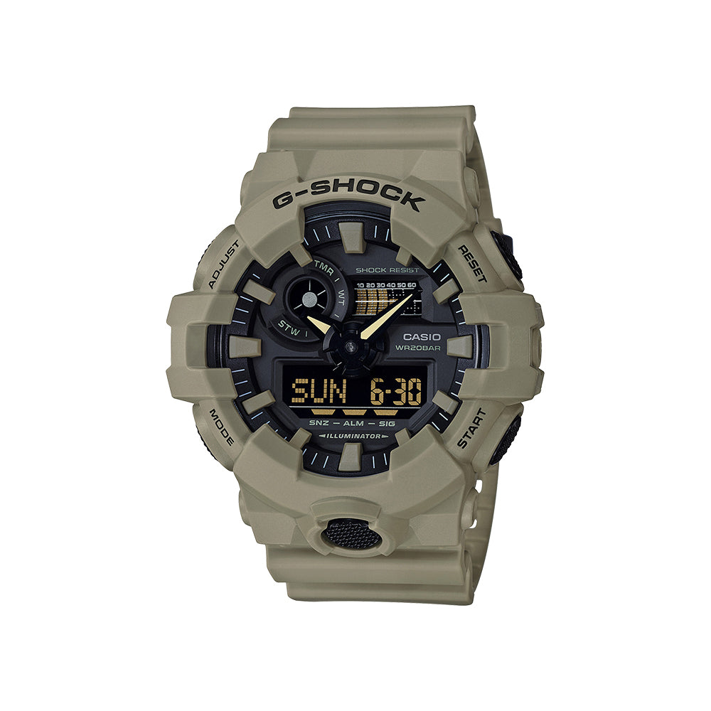 Casio G-Shock GA700UC-5A 200m Khaki Mens Watch – Grahams Jewellers