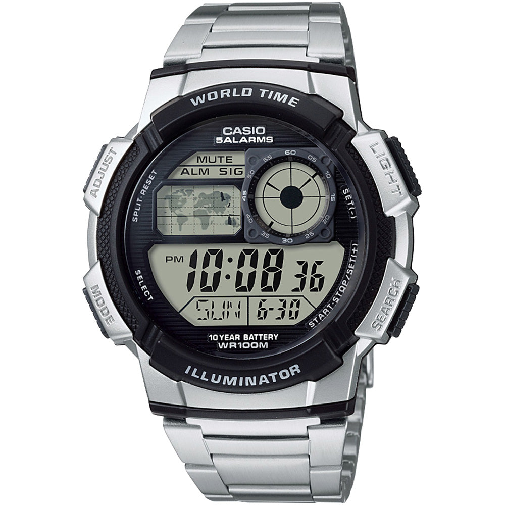 Casio World Time AE1000WD-1A Watch– Grahams Jewellers