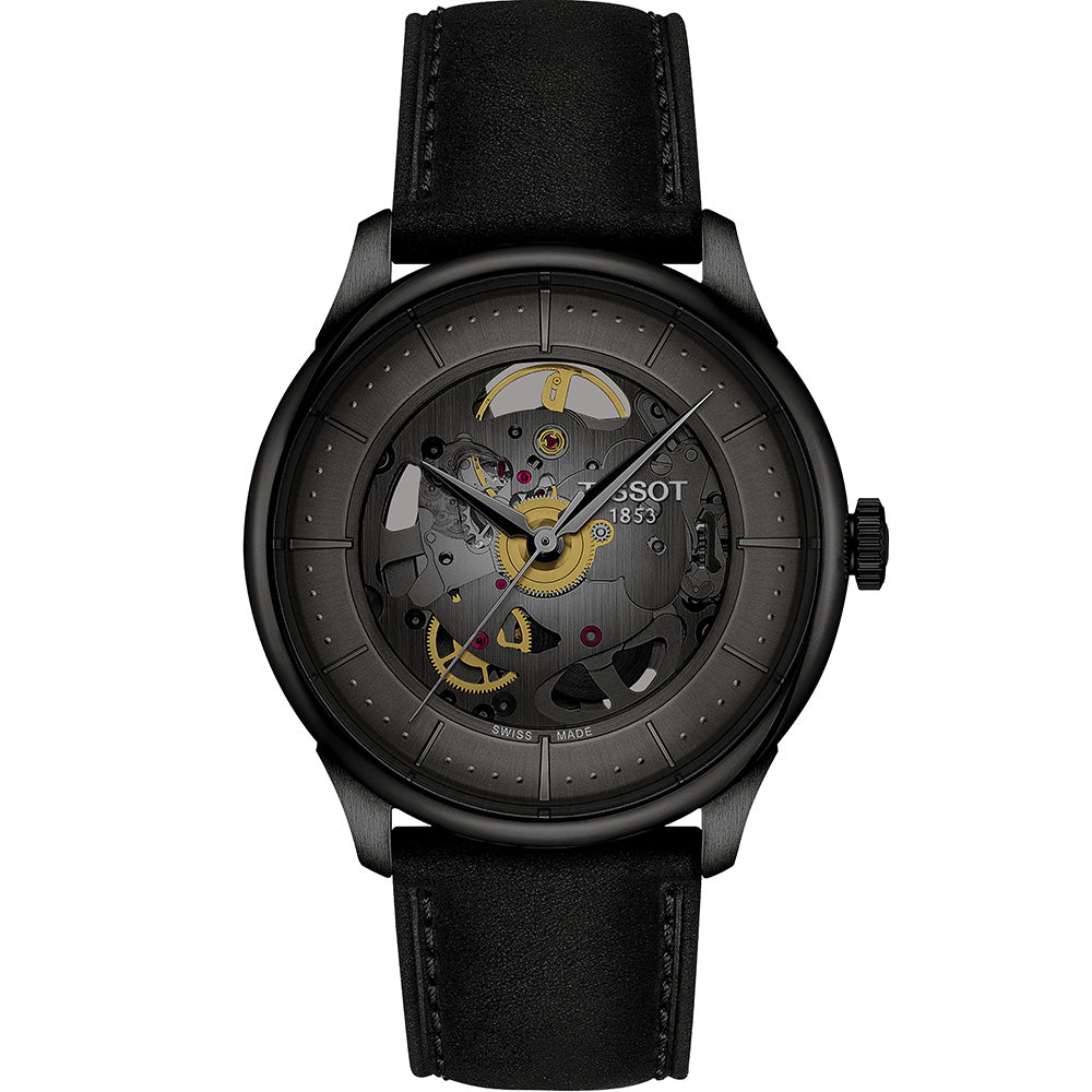 Tissot Chemin des Tourelles Skeleton T1398363644100 Automatic – Grahams ...