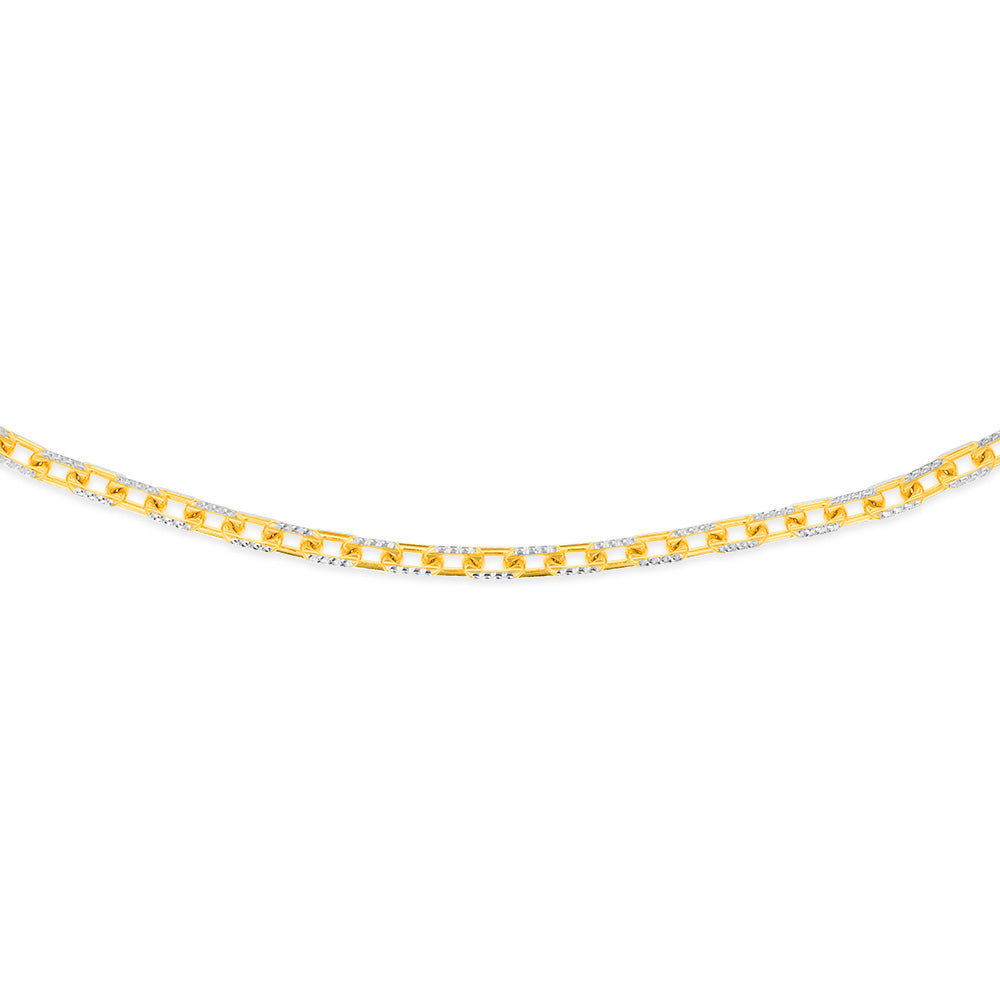 Sterling Silver Gold Plated Fancy 180 Gauge 45cm Chain – Grahams Jewellers