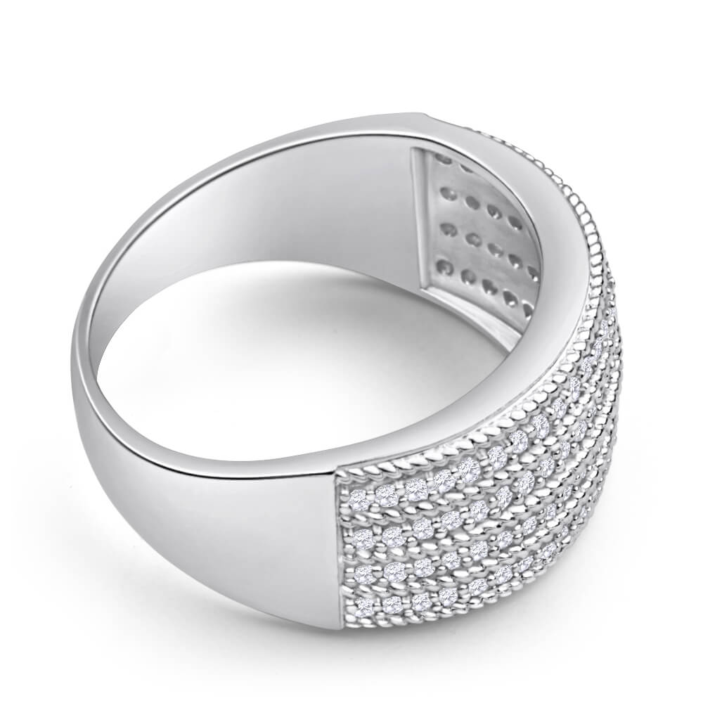 Sterling Silver Glorious Diamond Ring SIZE M ONLY – Grahams Jewellers