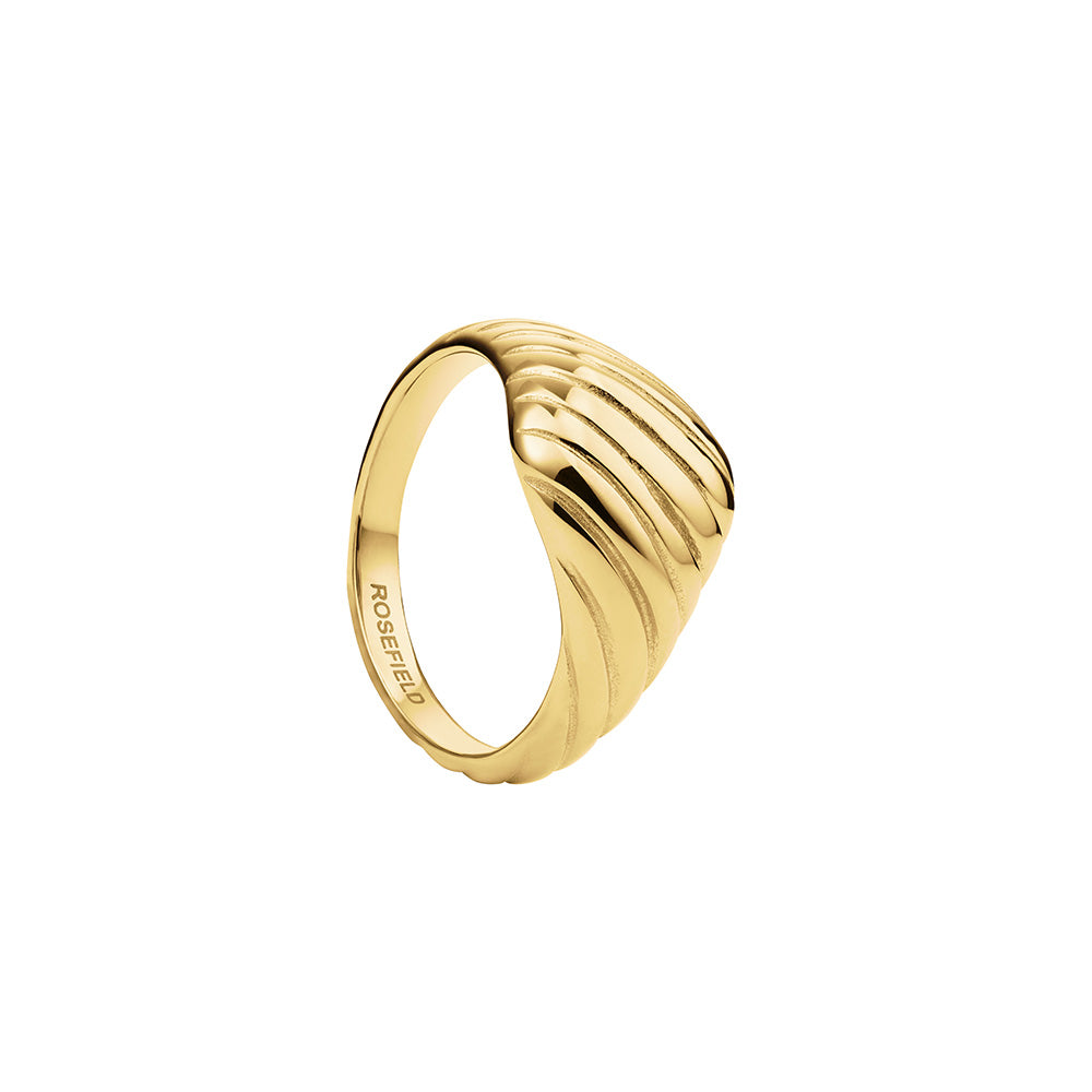 Rosefield Ridged Ring Gold – Grahams Jewellers