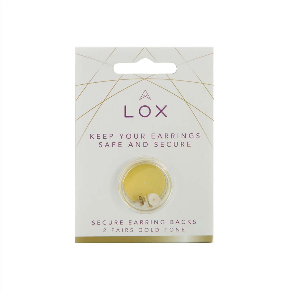 Lox Gold Tone Secure Earring Backs Two Pairs Pack – Grahams Jewellers