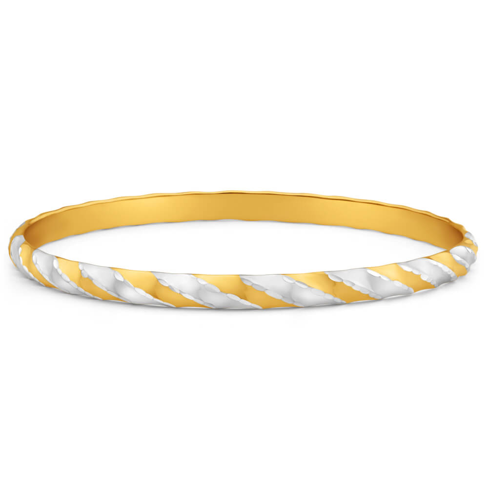 9ct Yellow Gold Silver Filled Golf Bangle – Grahams Jewellers