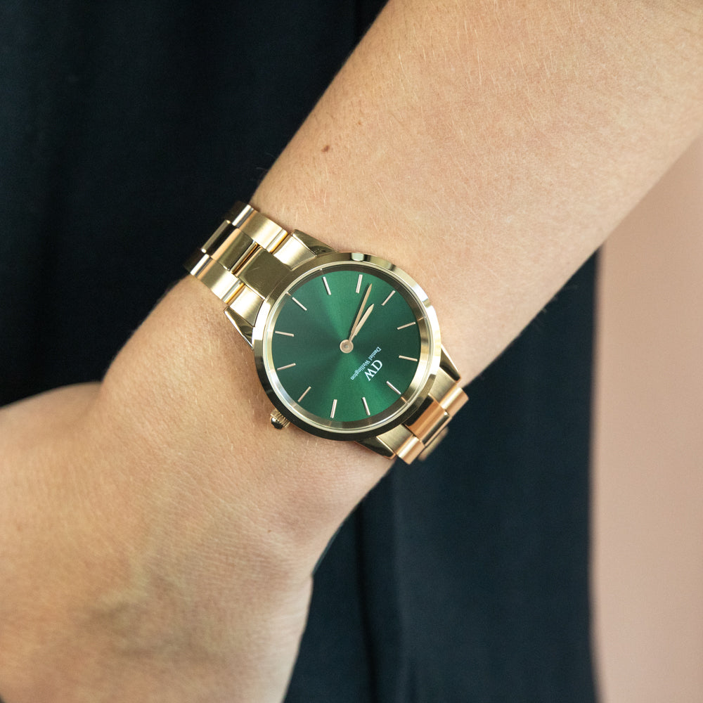Daniel Wellington DW00100419 Iconic Link Emerald Collection – Grahams ...