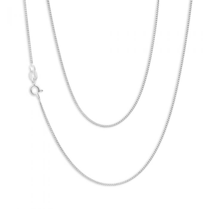 Sterling Silver 30 Gauge 45cm Curb Chain – Grahams Jewellers