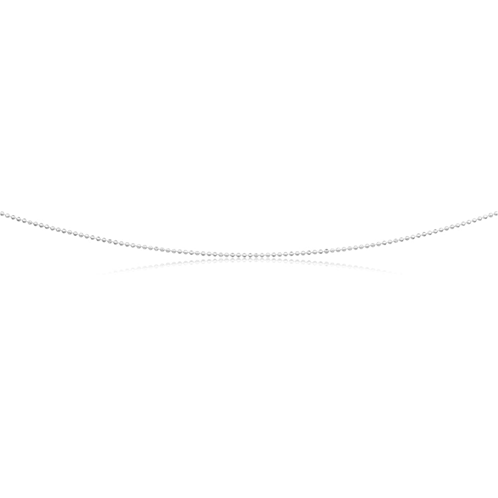 Sterling Silver Dicut Ball 80cm Chain – Grahams Jewellers